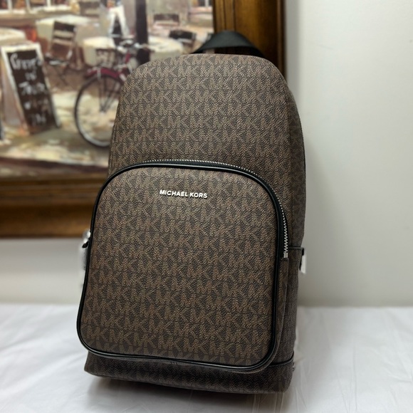 Michael Kors | Bags | Michael Kors Mens Cooper Logo Sling Pack | Poshmark